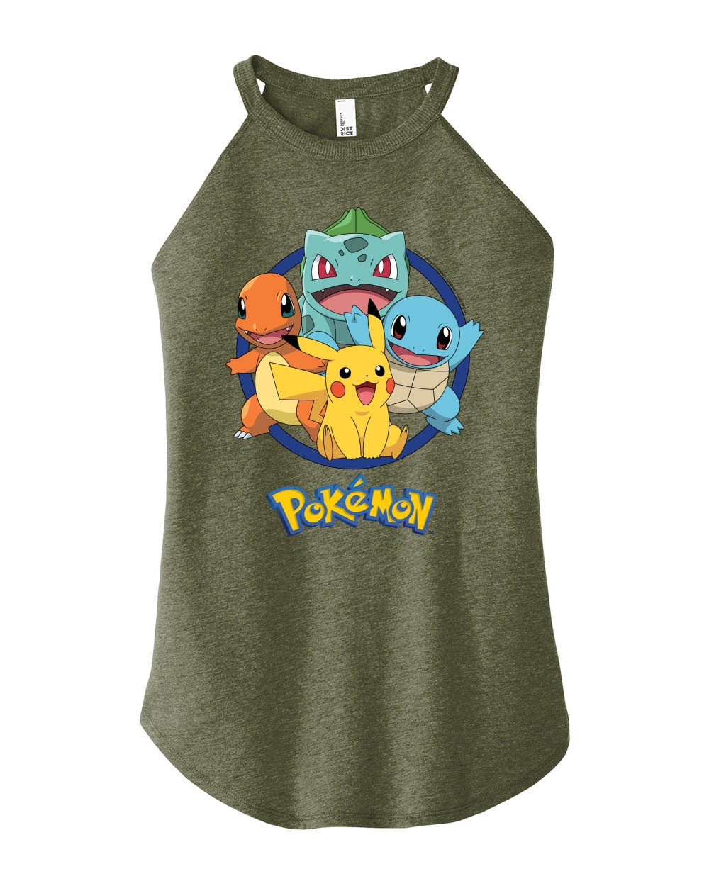 Pokémon - Pokémon Starter Group - Juniors High Neck Tank Top - Walmart.com