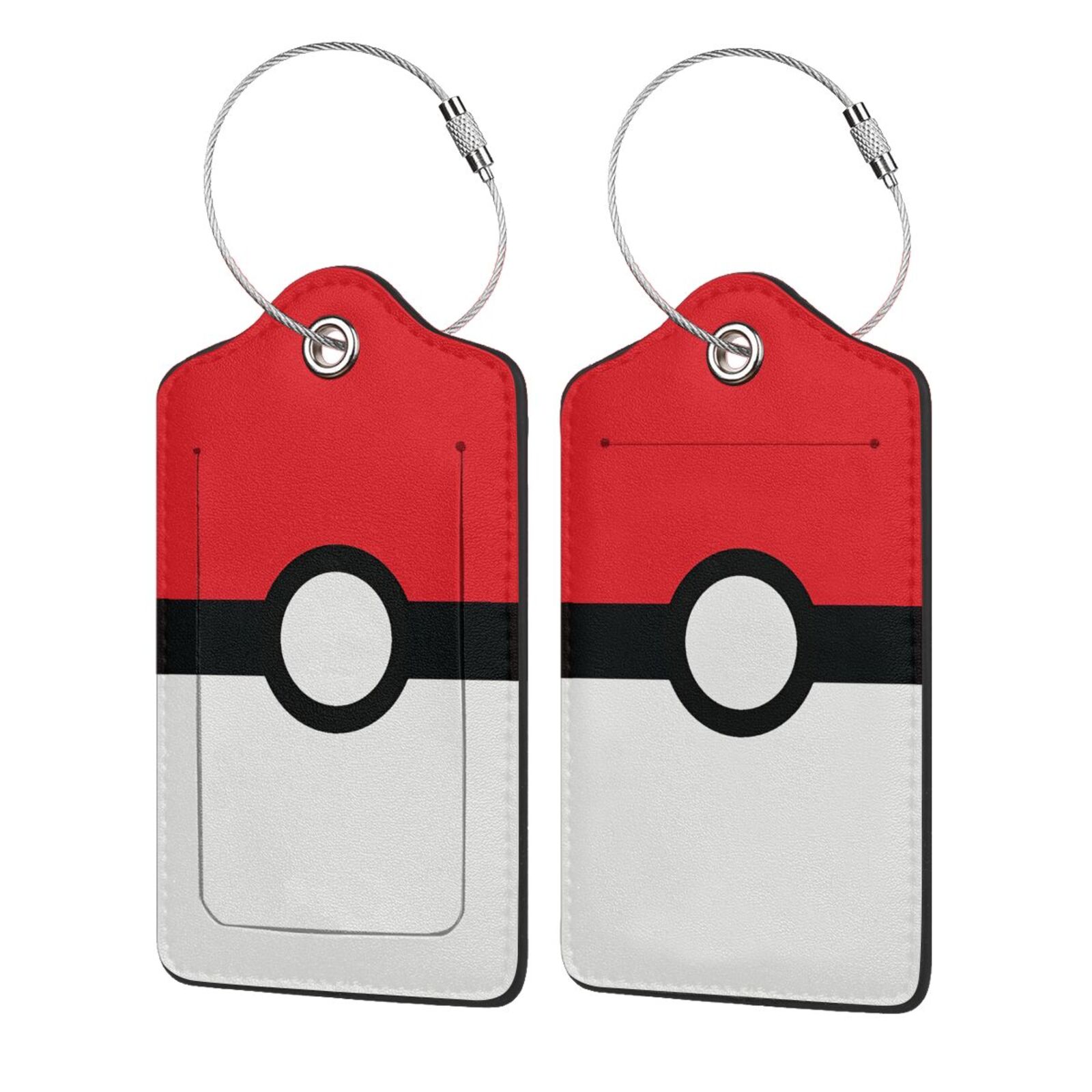 Pokémon - Pokeball Pikachu 3256 Luggage Tags for Suitcases Travel ID ...