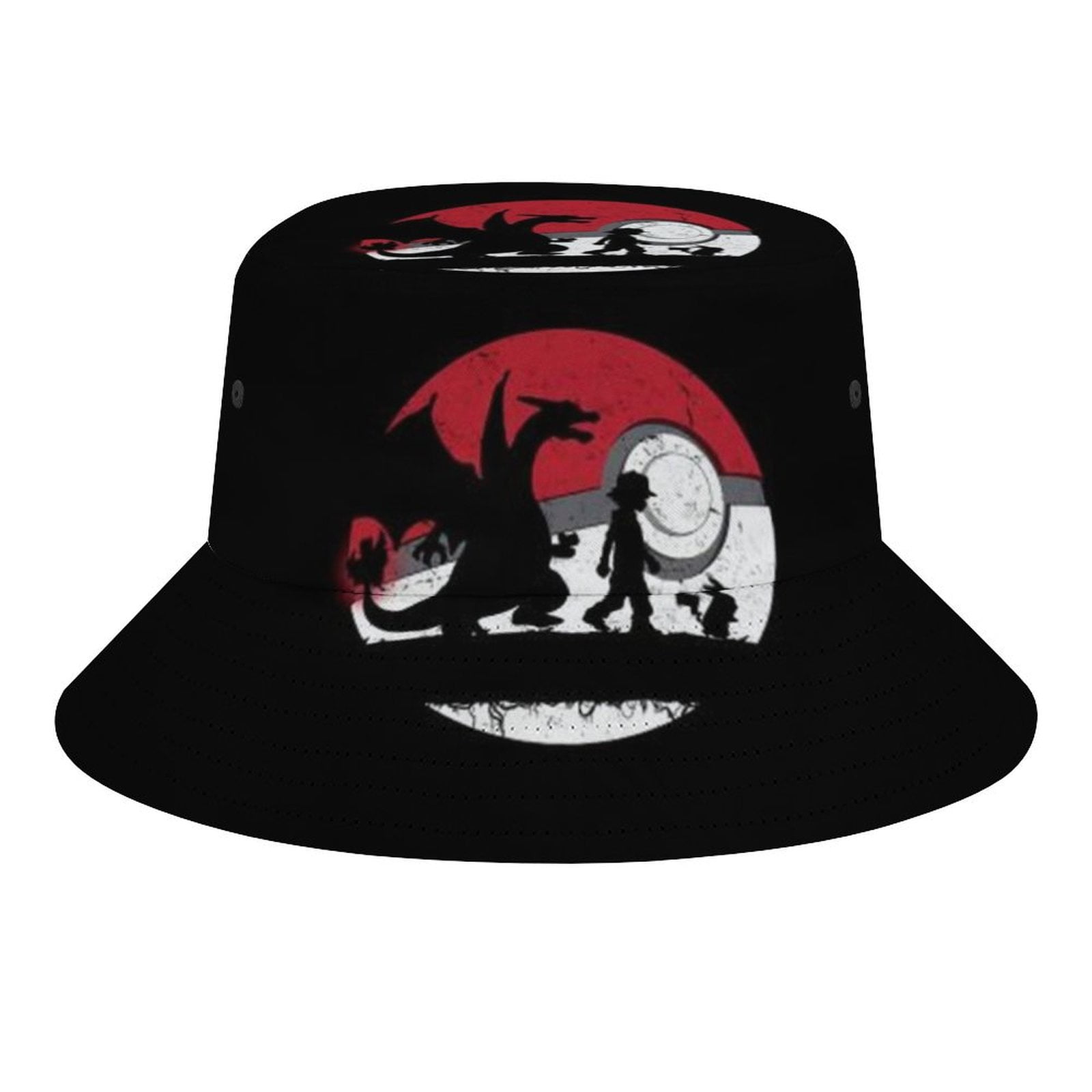 Pokémon - Pokeball Pikachu Bucket Hat for Women Men Teens, Adjustable ...