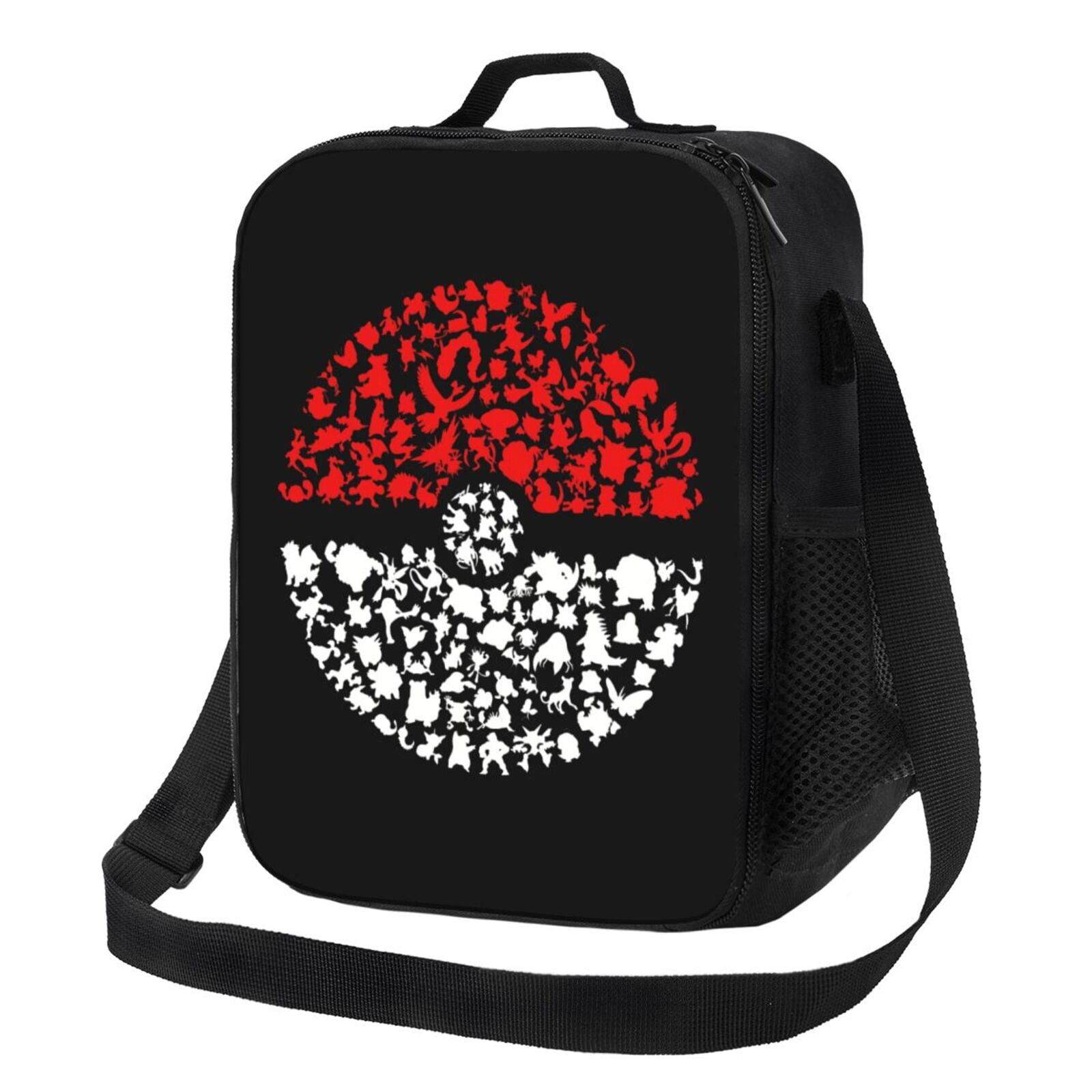 Pokémon - Pokeball Pikachu Crossbody Lunch Bag Portable Leakproof ...