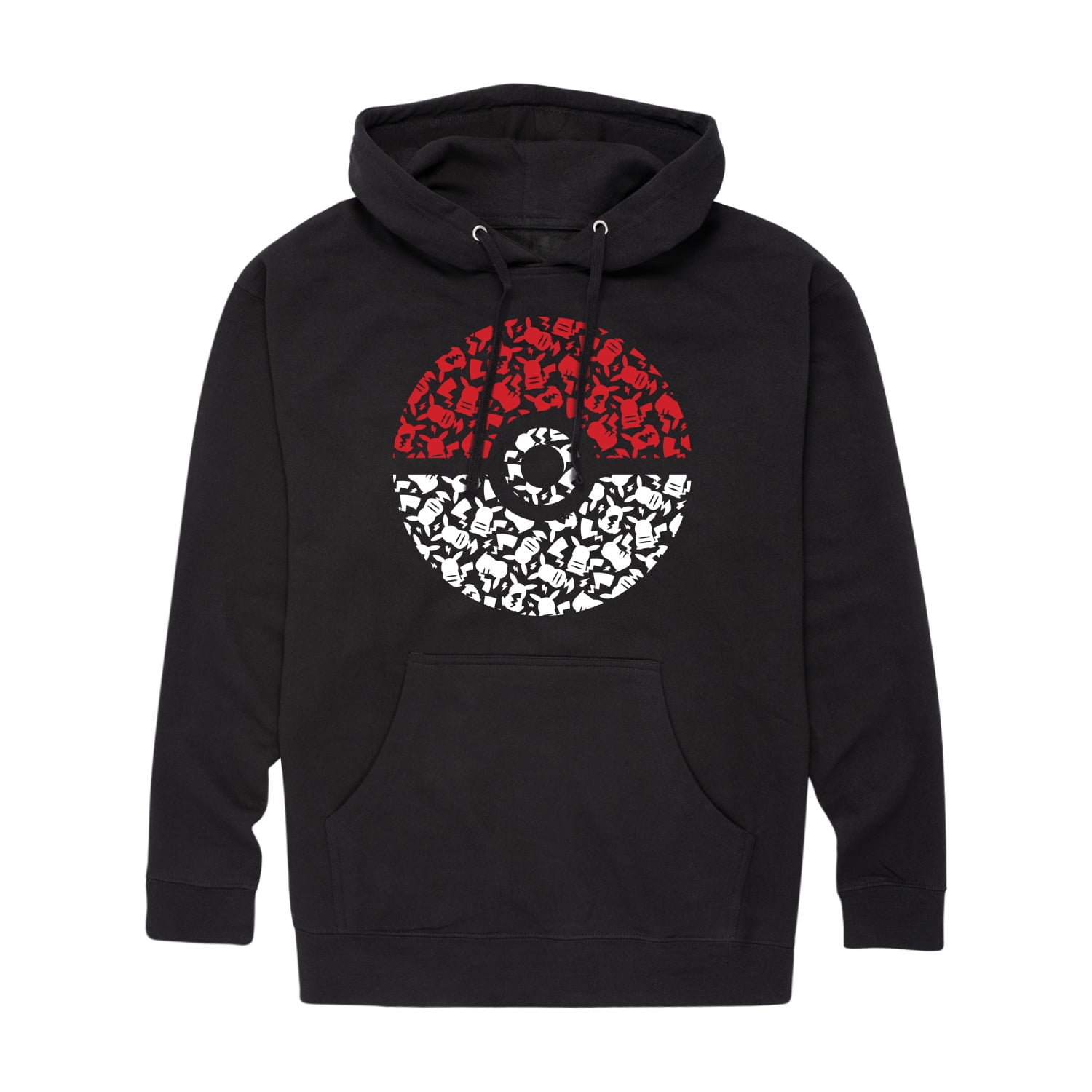 Pokémon - Pokeball Pikachu - Men's Pullover Fleece Hoodie - Walmart.com