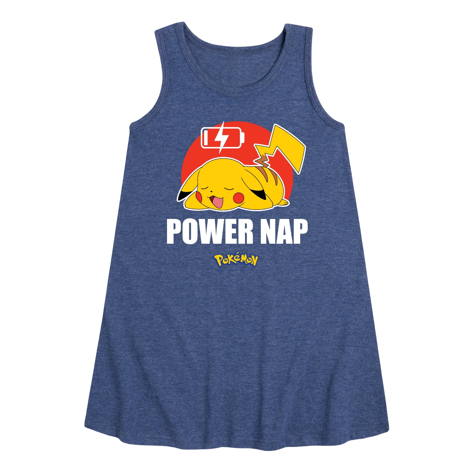 Pokémon - Power Nap - Youth Girls A-line Dress - Walmart.com