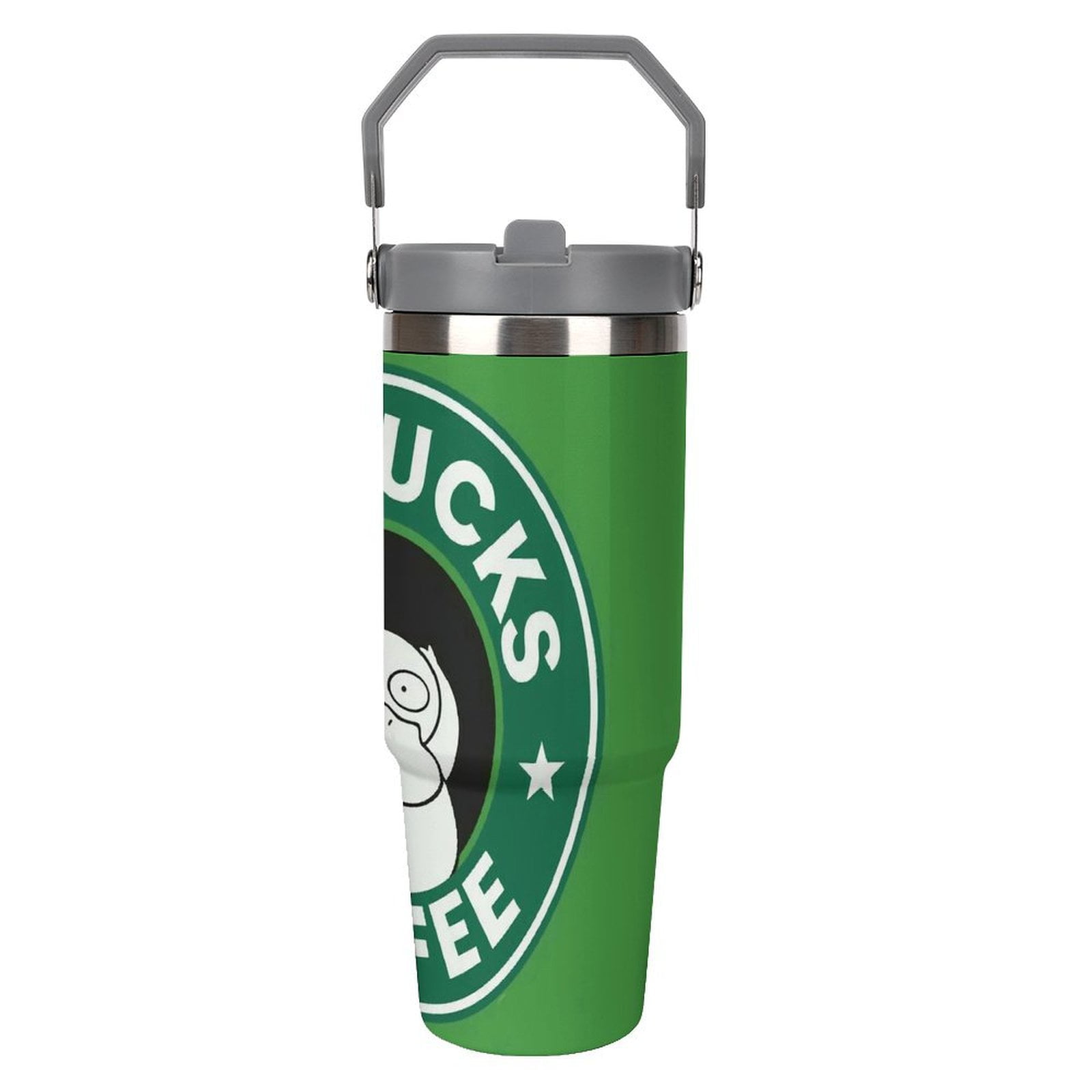 Pokémon Psyduck Coffee 30oz Stainless Steel Tumblers with Flip Straw ...