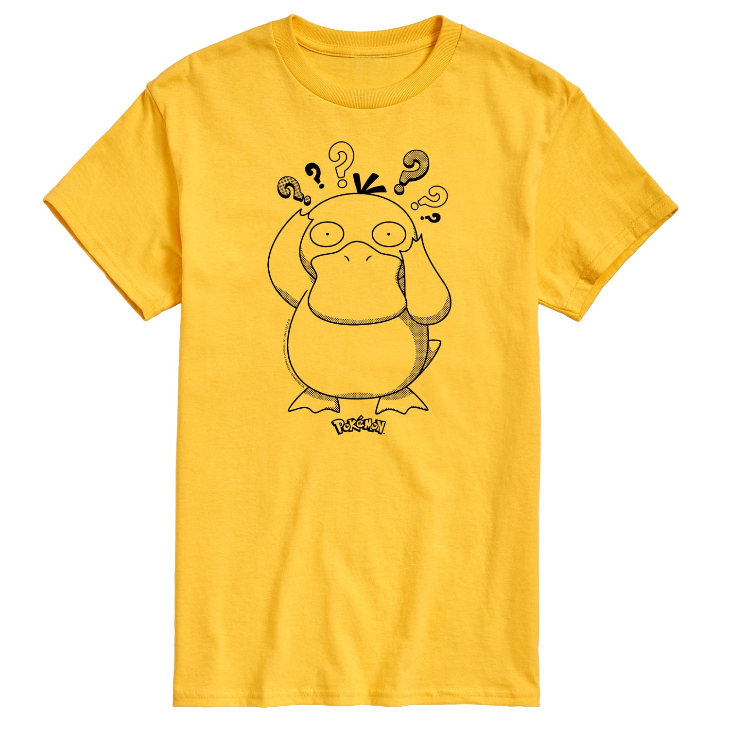 Pokémon - Psyduck - Men's Short Sleeve Graphic T-Shirt - Walmart.com