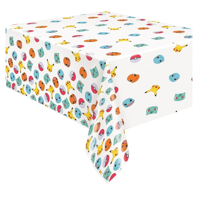 Pokémon Rectangular Plastic Table Cover, 1ct - Walmart.com