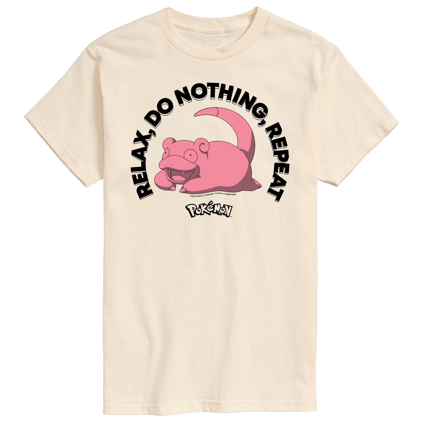 Pokémon - Relax, Do Nothing - Men's Short Sleeve Graphic T-Shirt ...