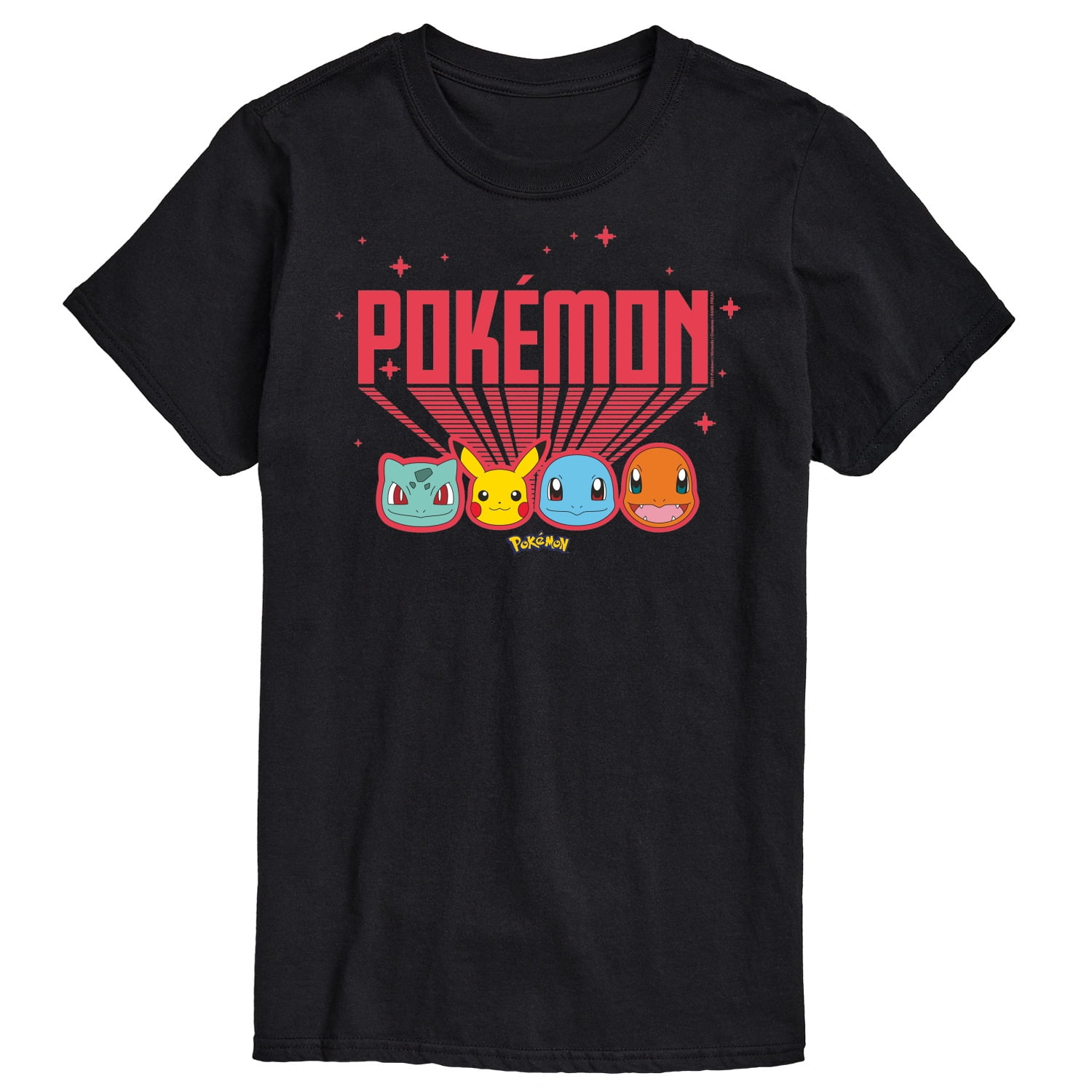 Pokémon - Retro Pokémon - Men's Short Sleeve Graphic T-Shirt - Walmart.com