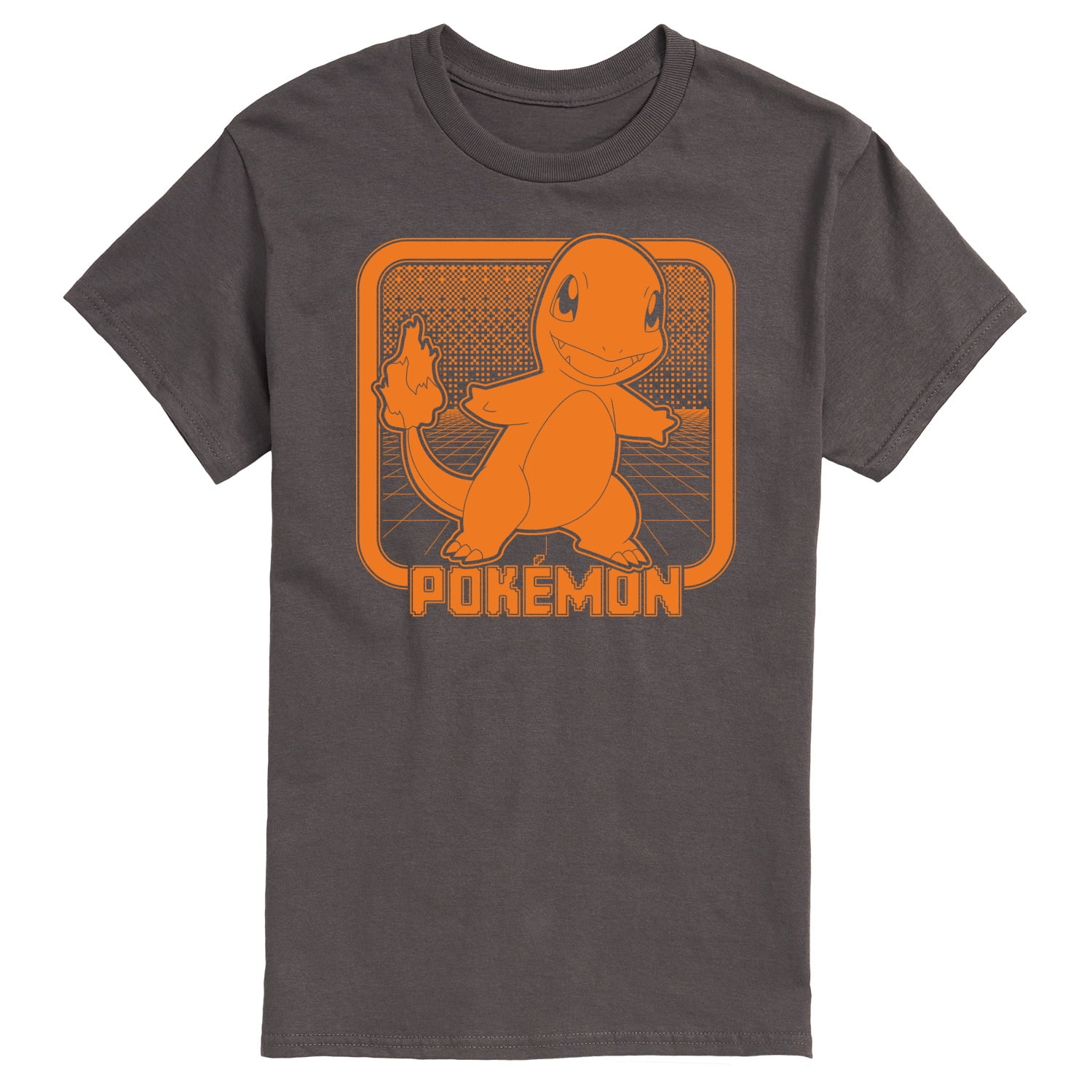 Pokémon - Retro Synthwave Charmander - Men's Short Sleeve Graphic T ...