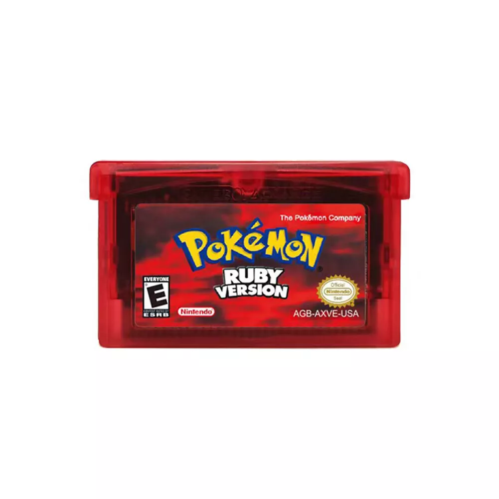 Pokémon Ruby/FireRed/Sapphire/Emerald/LeafGreen Version Nintendo GBA ...