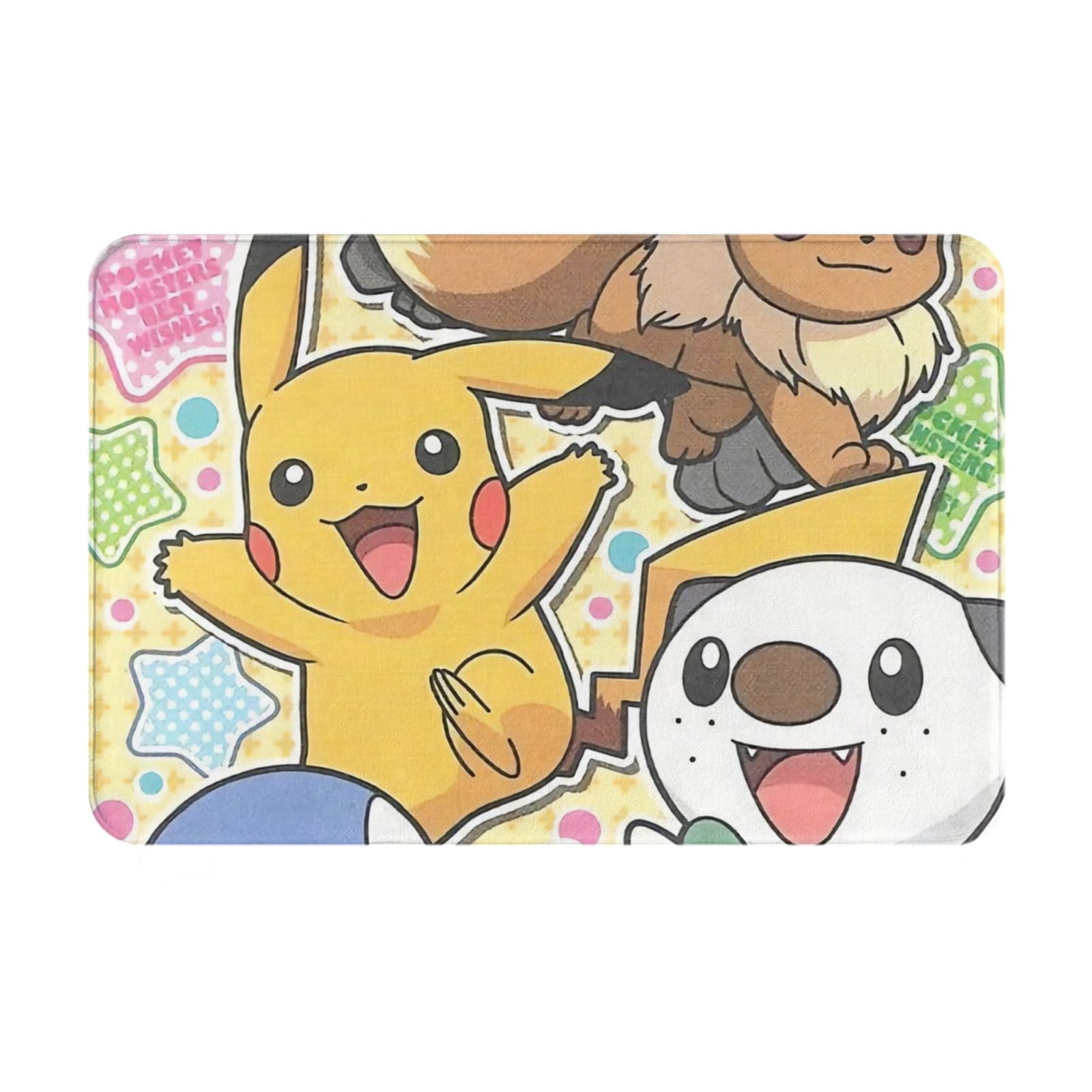 Pokémon Scans From Pacific Pikachu'S Collection Bathroom Rugs,Bath Mat ...