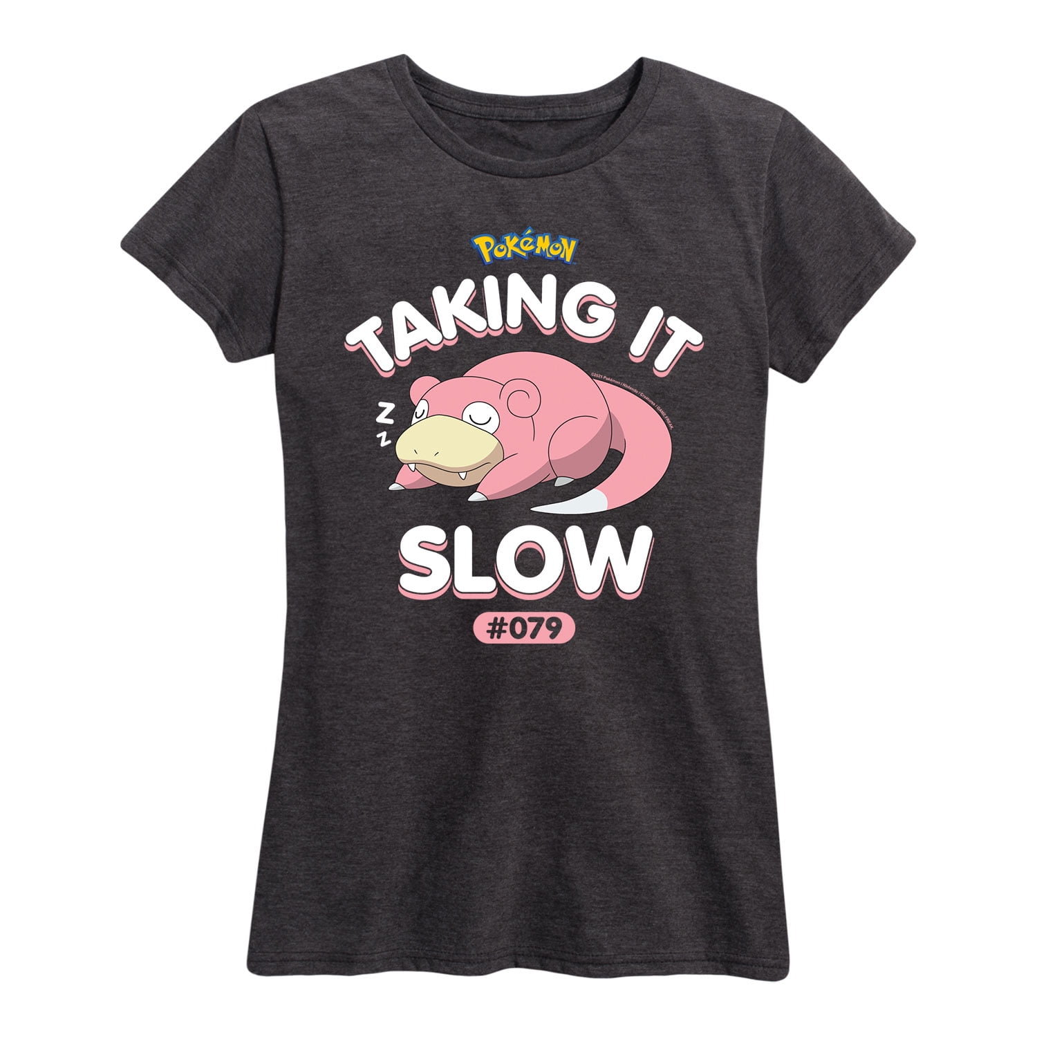 Pokémon - Slowpoke Taking It Slow - Women's Short Sleeve Graphic T ...