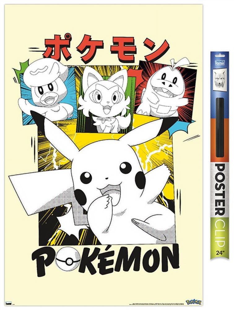 Pokemon - Smiles Anime Wall Poster, 22.375" x 34" - Walmart.com