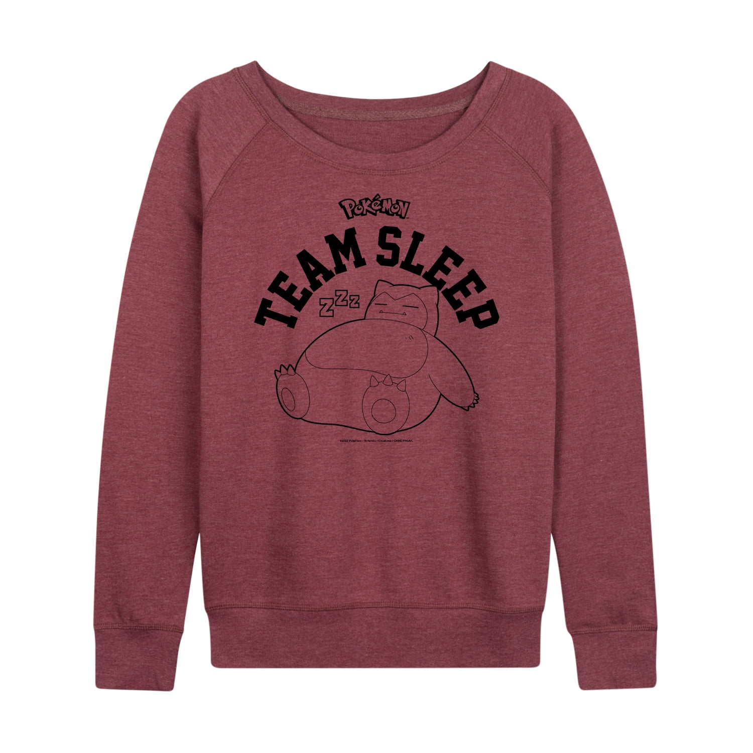 Pokémon - Snorlax Team Sleep - Women's Lightweight French Terry Long ...