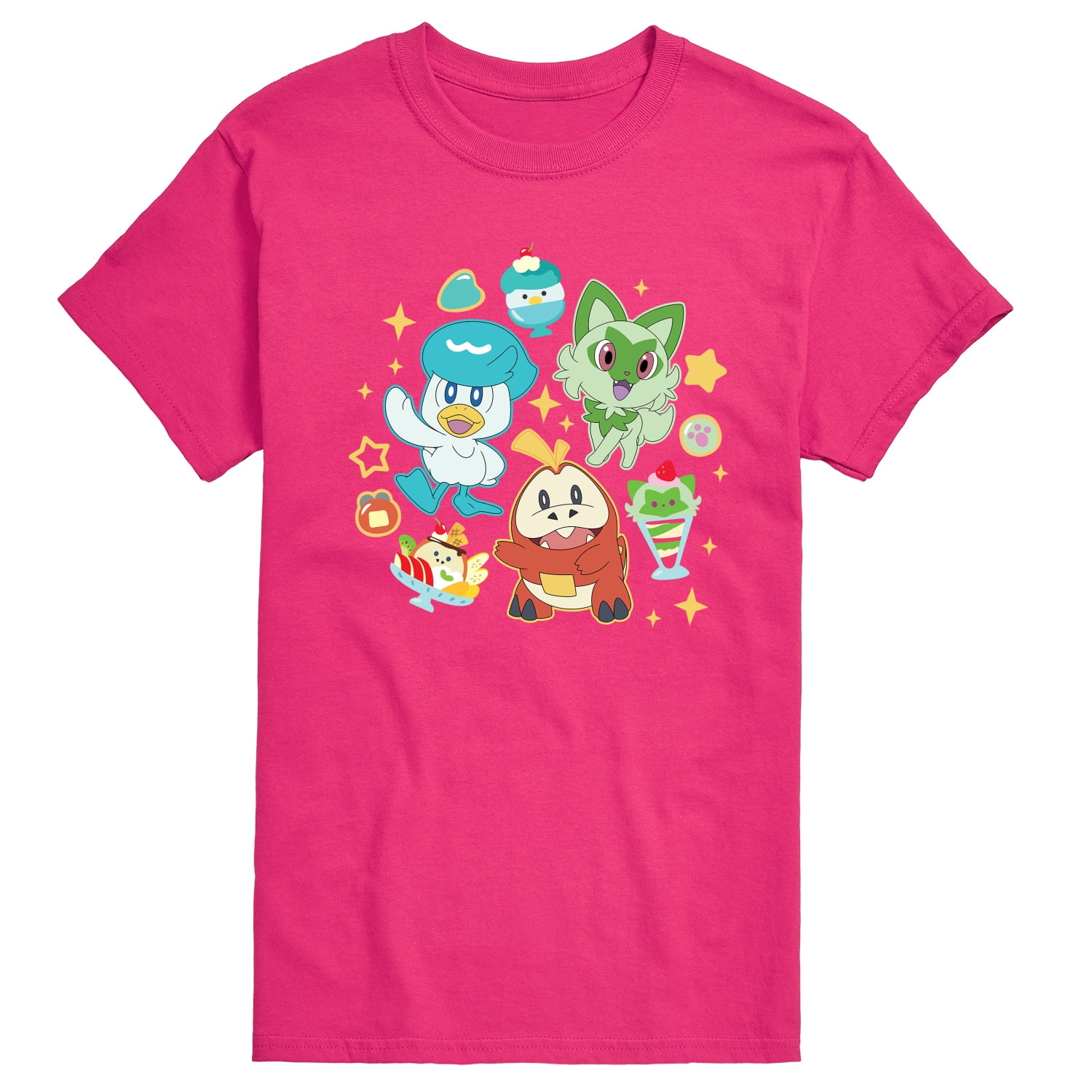 Pokémon - Sprig Fuec Quax Cafe - Men's Short Sleeve Graphic T-Shirt ...