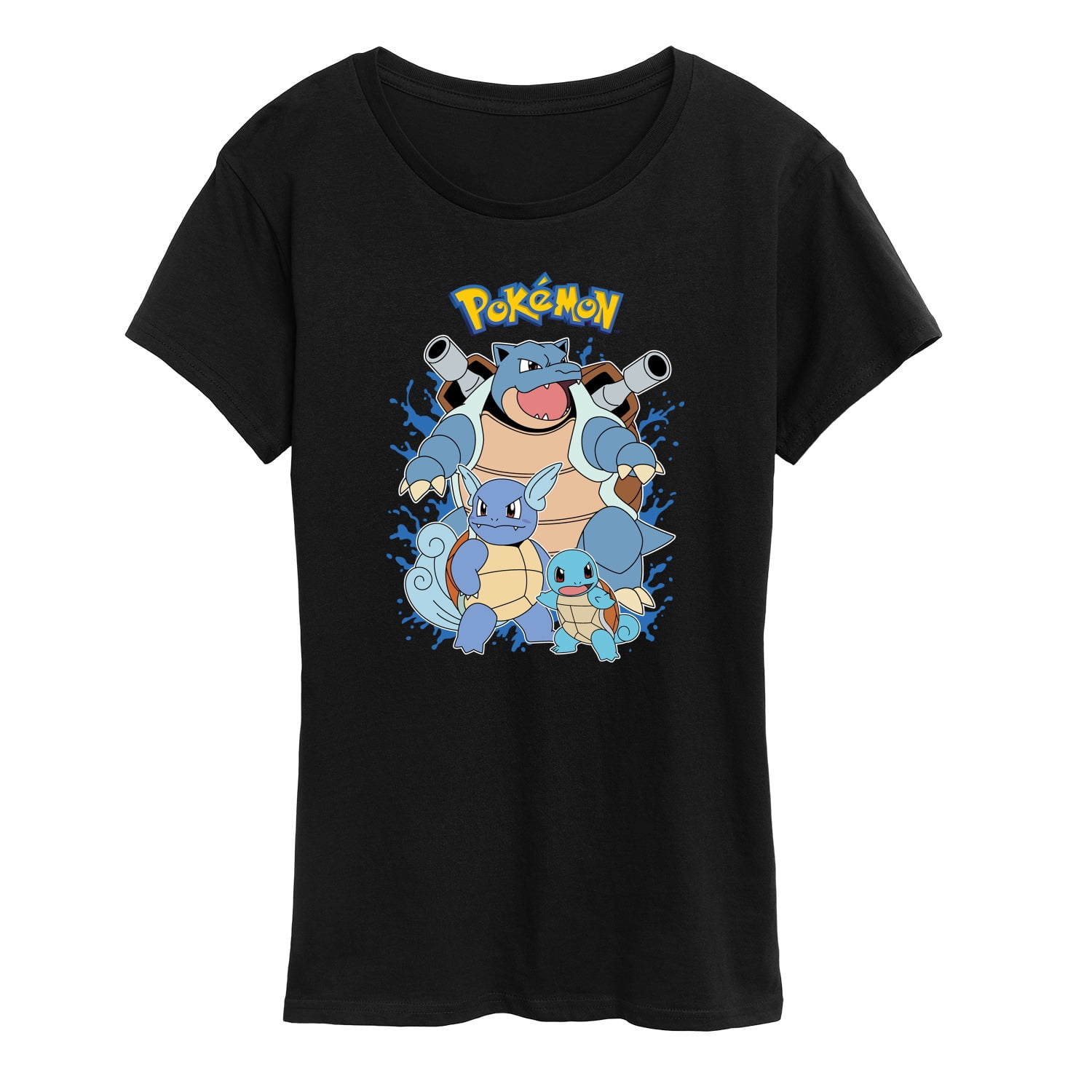 Pokémon - Squirtle Evolution - Women's Short Sleeve Graphic T-Shirt ...