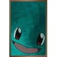 Pokémon - Squirtle Face Wall Poster, 14.725" x 22.375", Framed ...