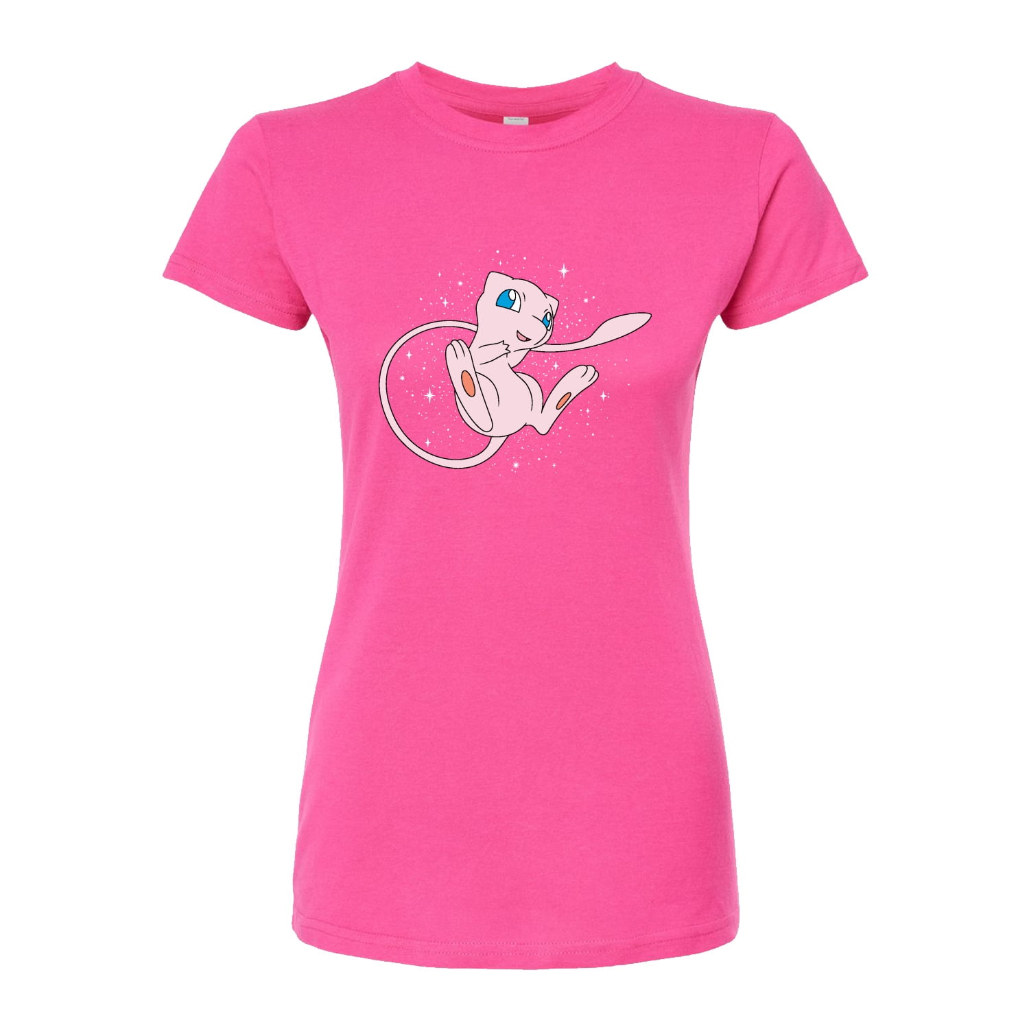 Pokémon - Starry Mew - Juniors Fitted Graphic T-Shirt - Walmart.com