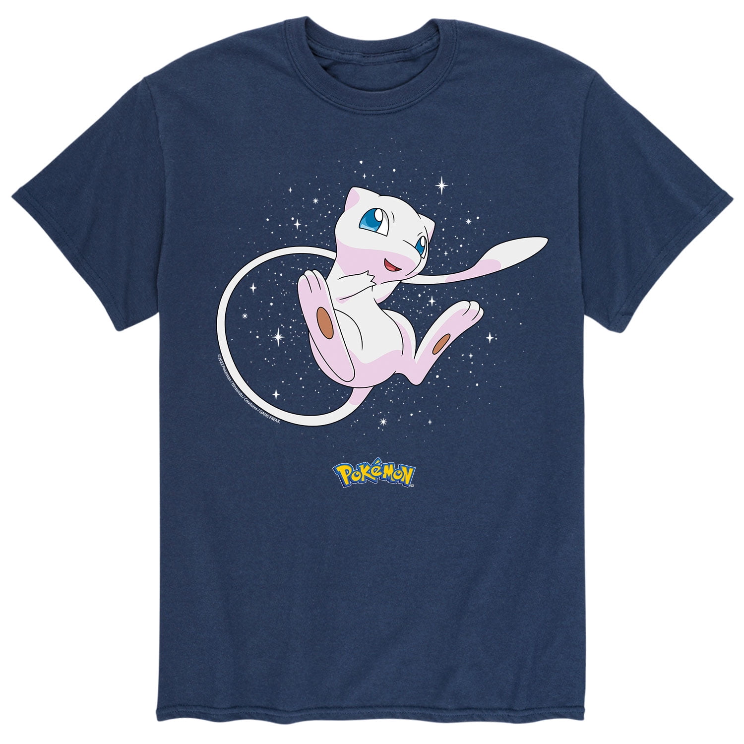 Pokémon - Starry Mew - Men's Short Sleeve Graphic T-Shirt - Walmart.com