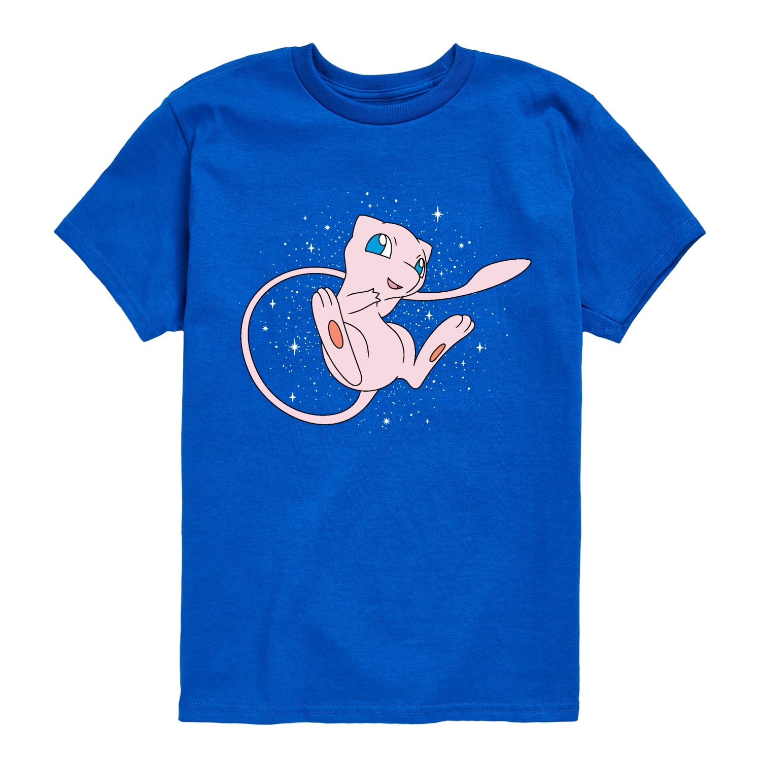 Pokémon - Starry Mew - Youth Short Sleeve Graphic T-Shirt - Walmart.com