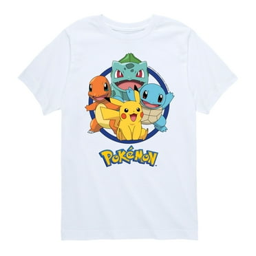 Pokemon Boys Lightning Crew Neck T-shirt with Short Sleeves, Sizes 4-18 ...