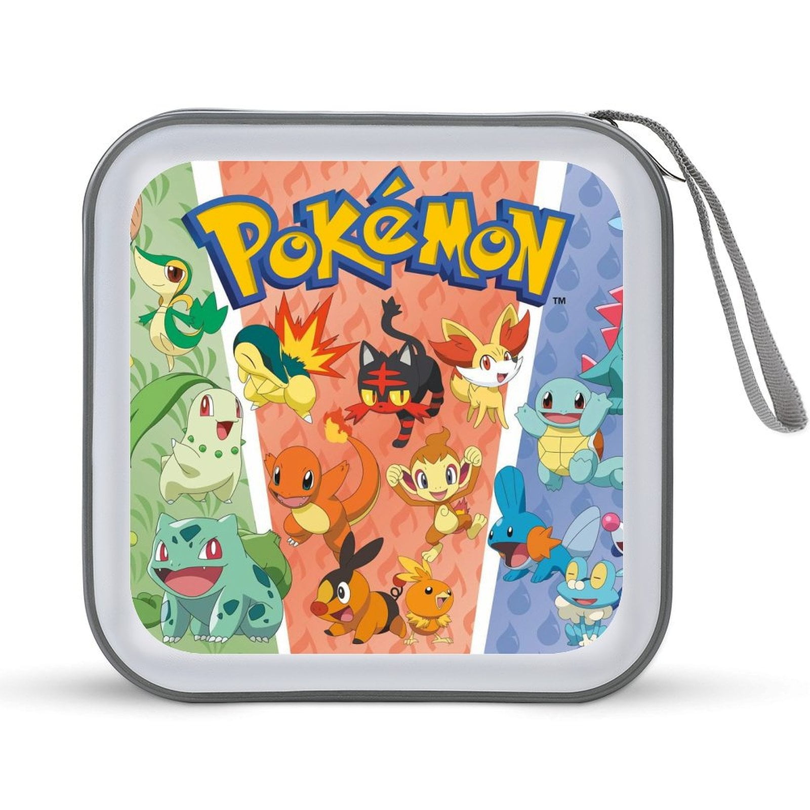 Pokémon,Starters Pokemon 40 Capacity CD Storage Cases, DVD Disc Cases ...