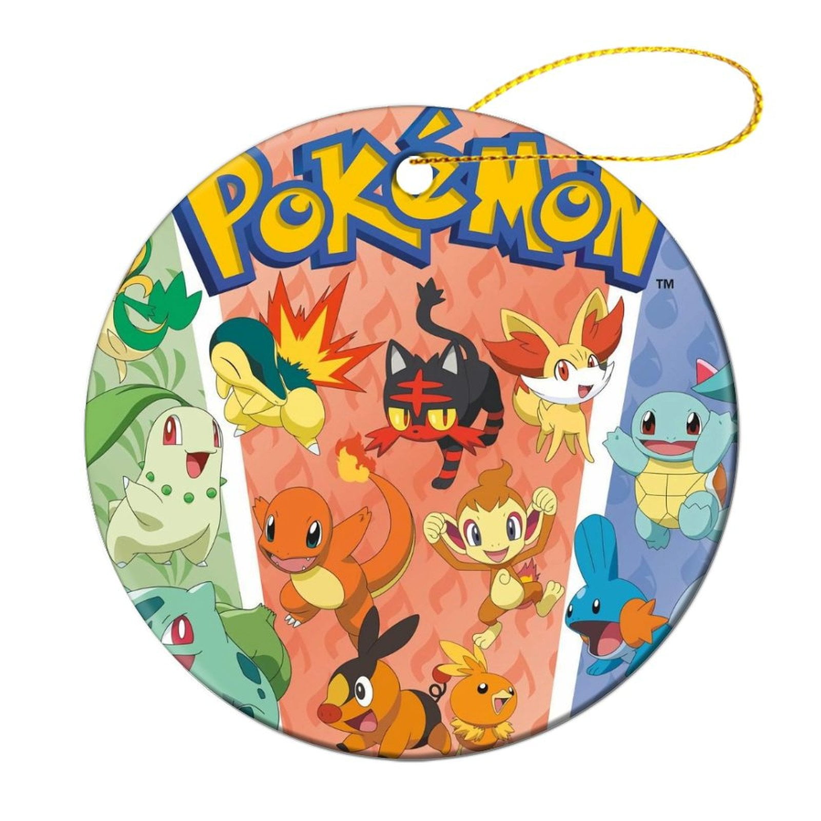 Pokémon,Starters Pokemon Christmas Ornament,Farmhouse Christmas Tree ...