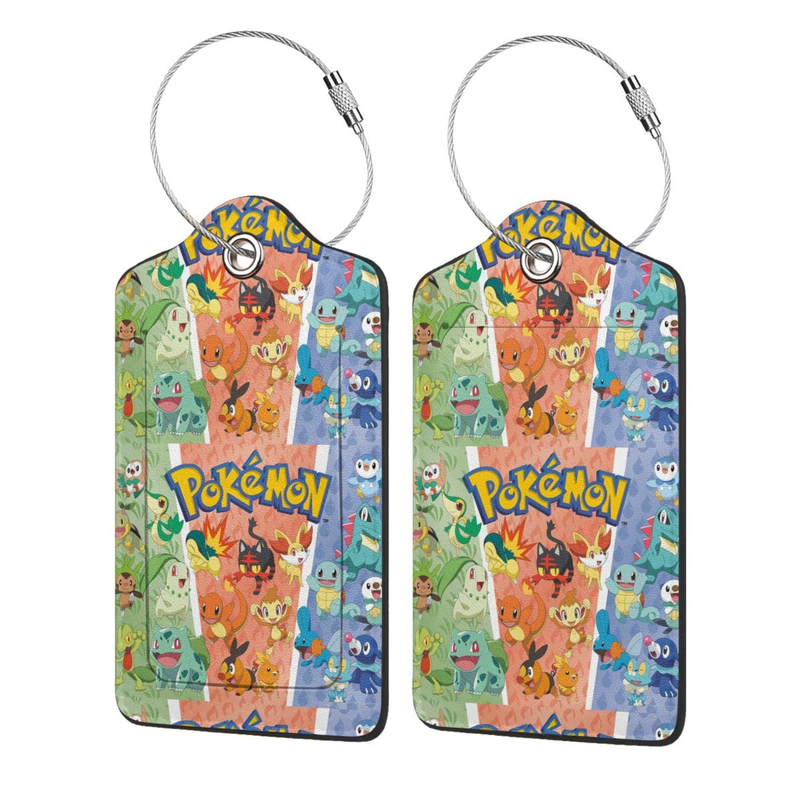 Pokémon,Starters Pokemon Luggage Tags for Suitcases Travel ID ...