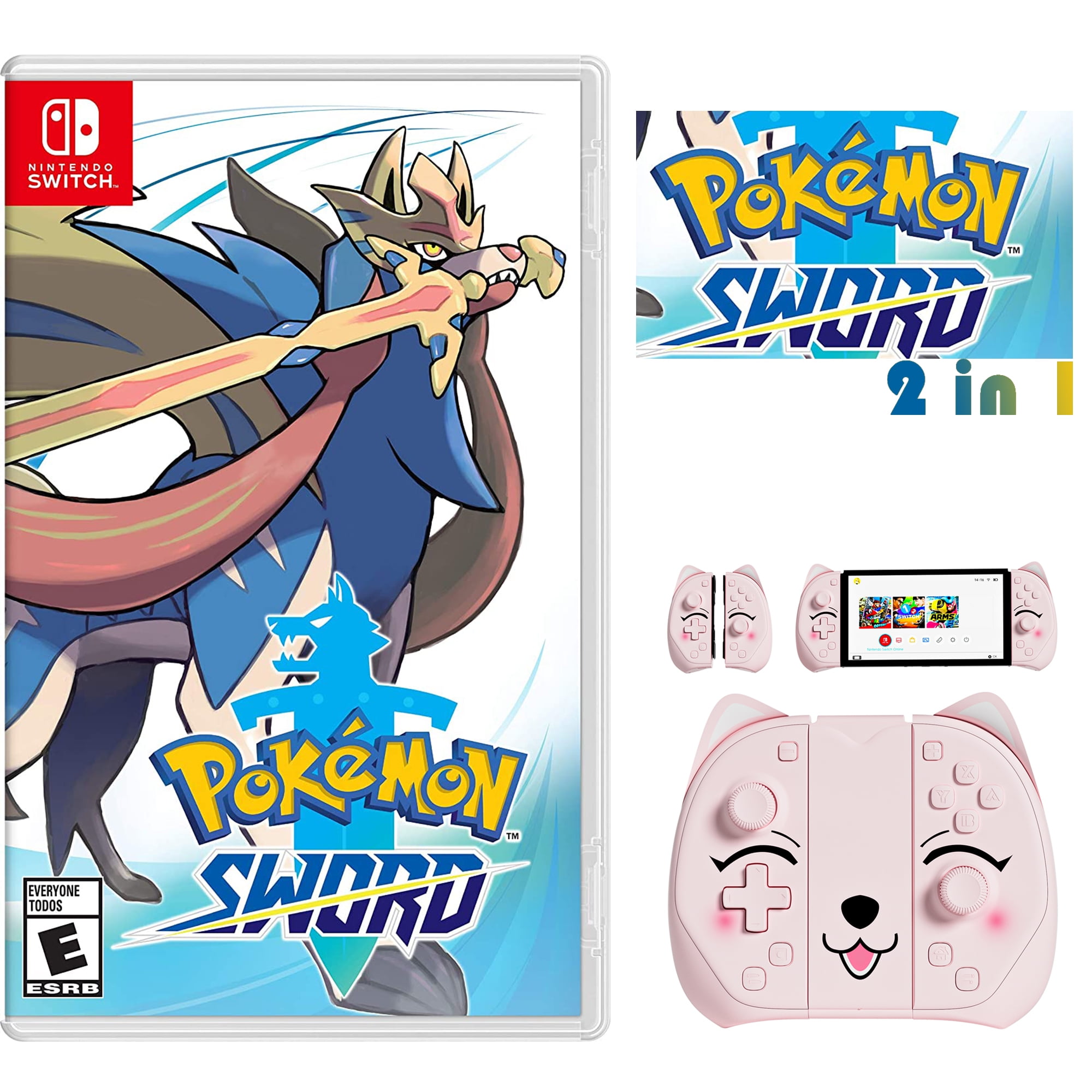 Pokémon Sword Game Disc and Switch Joypad for Nintendo Switch ...
