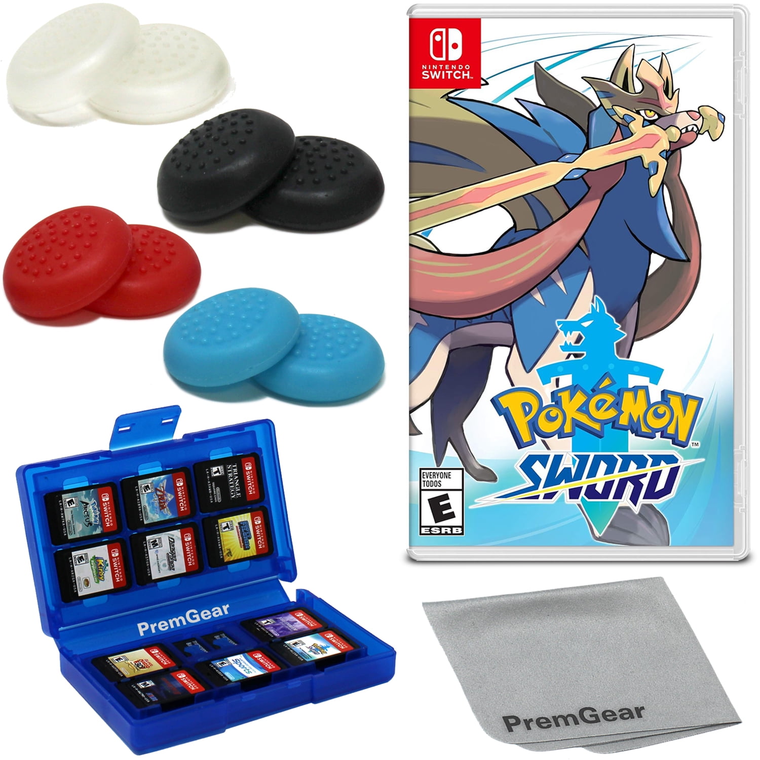 Pokémon Sword for Nintendo Switch (US Version), with PremGear Thumb ...