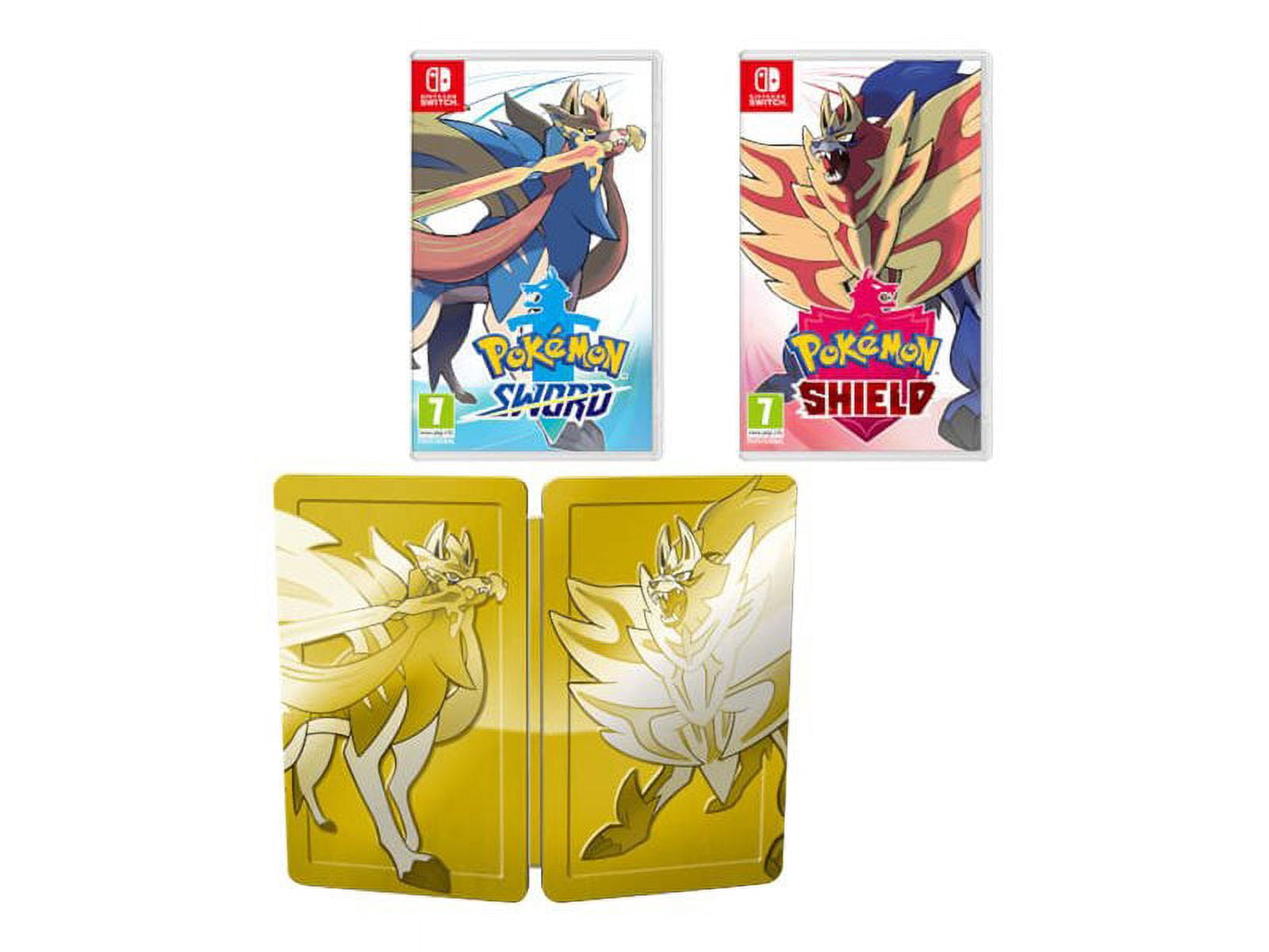 Pokemon Sword & Pokemon Shield: Double Pack Collectible SteelBook ...
