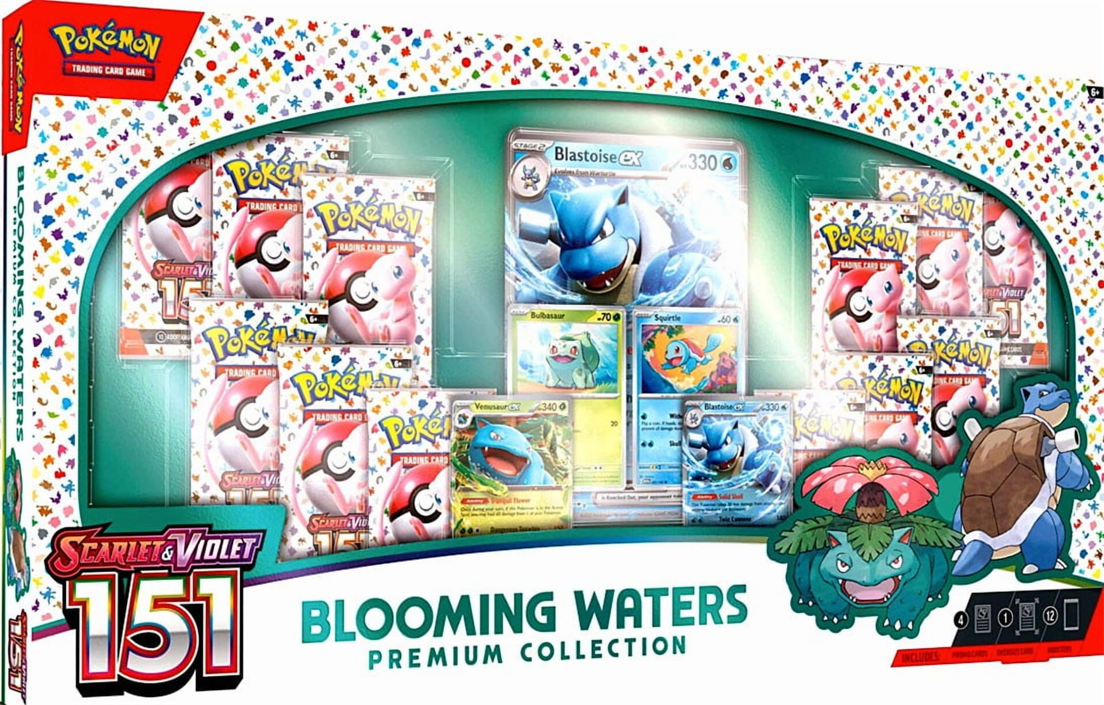 Pokemon Blooming Waters Premium Collection, Venusaur ex, Blastoise ex ...