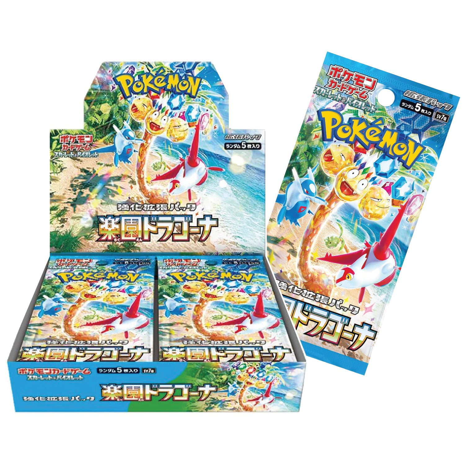 Pokemon Paradise Dragona Booster Box, SV7A, 30 Packs, Scarlet and ...