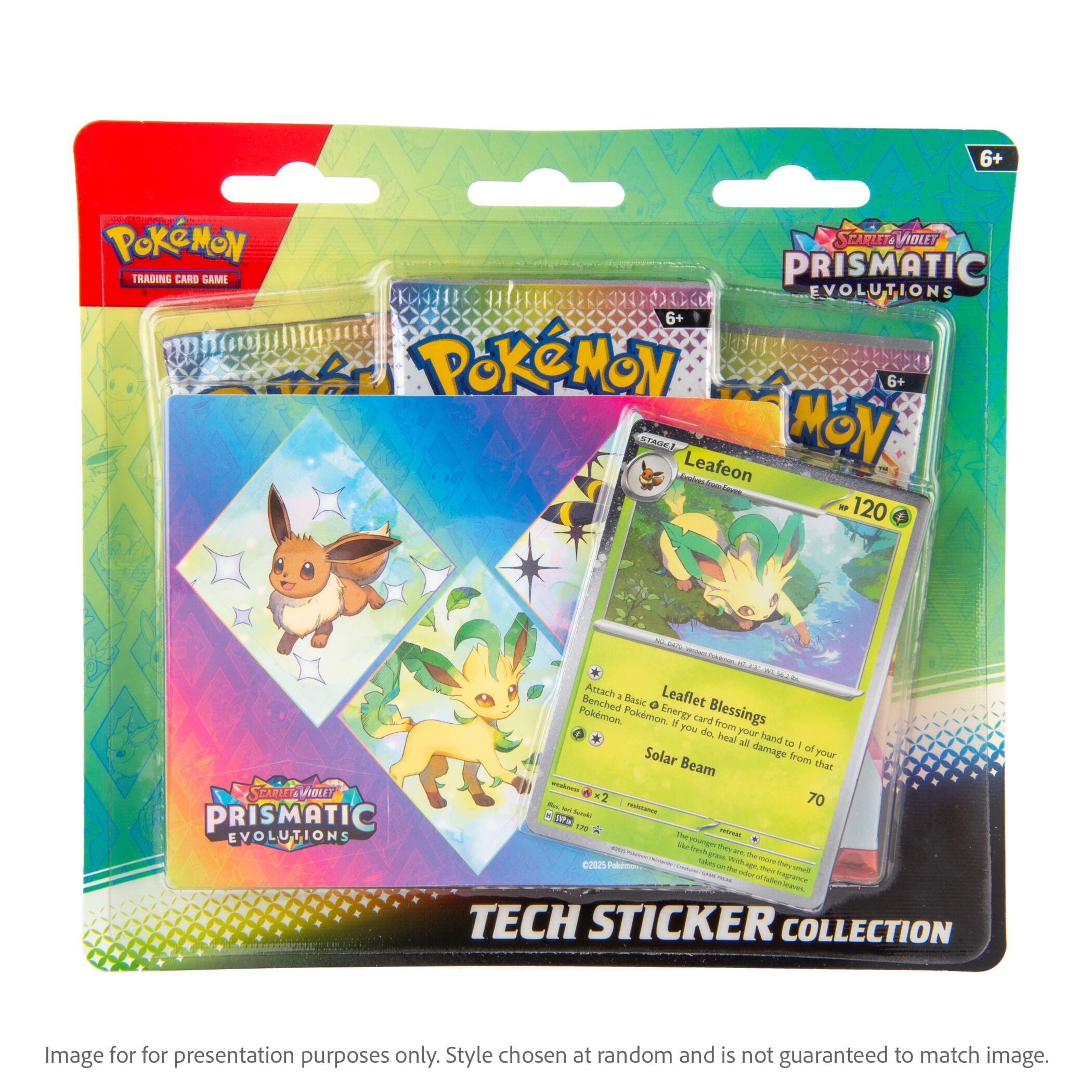 Pokemon Trading Cards SV 8.5 Prismatic Evolutions Tech Sticker ...