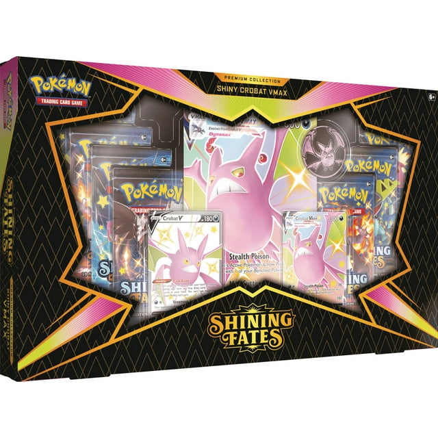 Pokémon TCG Shining Fates Premium Collection - Shiny Crobat VMAX ...