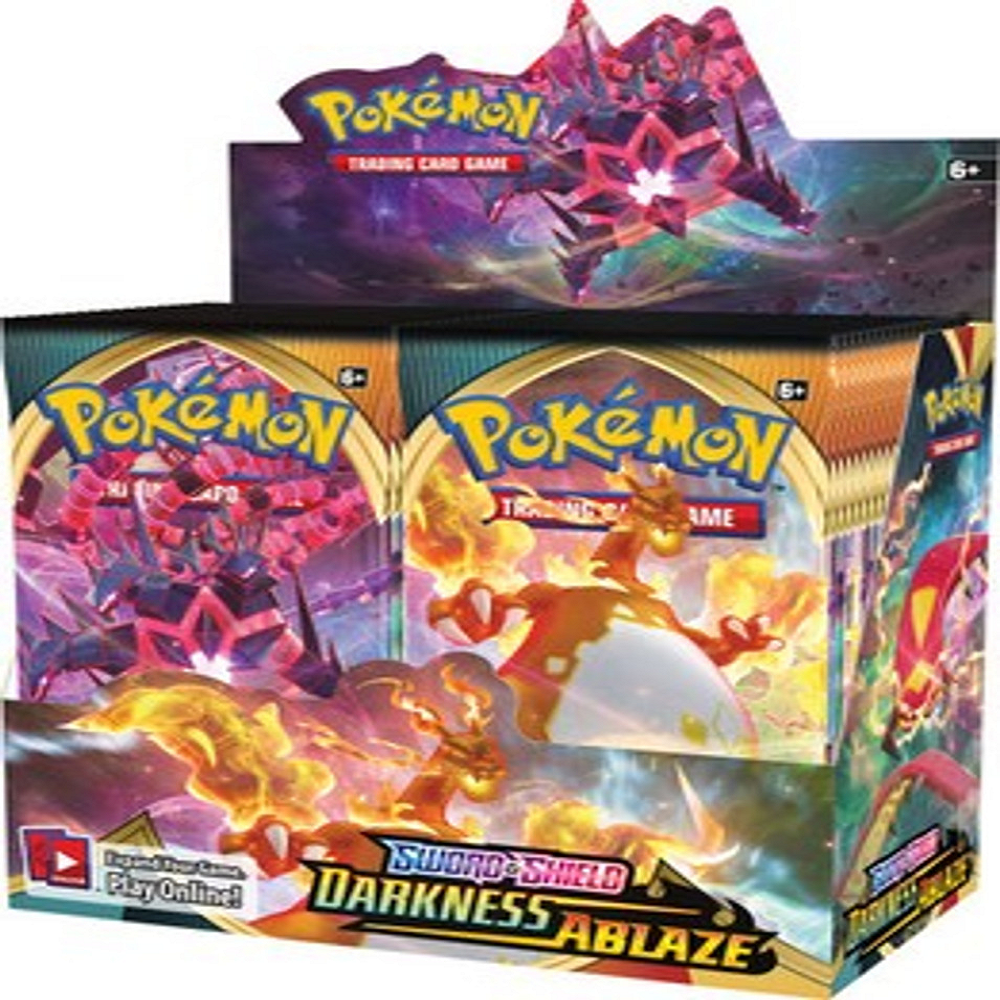 Pokémon TCG: Sword & Shield Darkness Ablaze Booster Box, 36 Booster ...