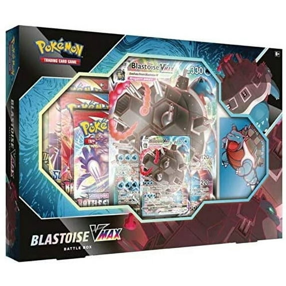Pokémon TCG: Venusaur/Blastoise VMAX Battle Box - Walmart.com