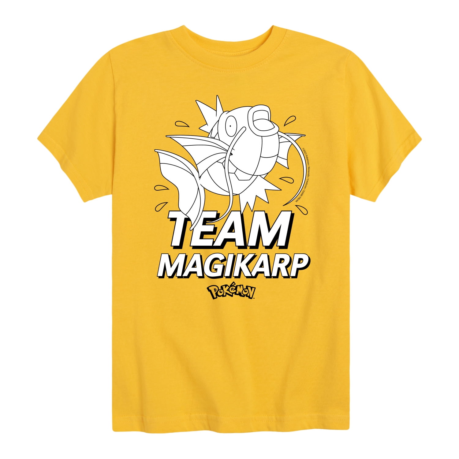 Pokémon - Team Magikarp- Youth Short Sleeve Graphic T- Shirt - Walmart.com