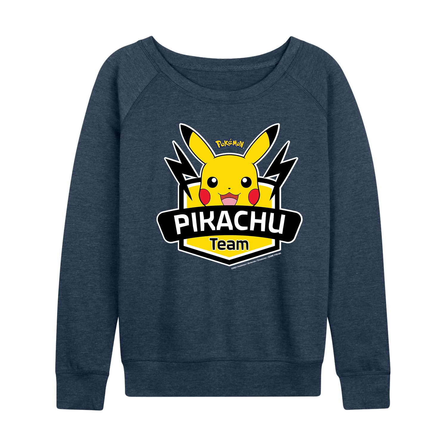 Pokémon - Team Pikachu - Women's Lightweight French Terry Long Sleeve ...