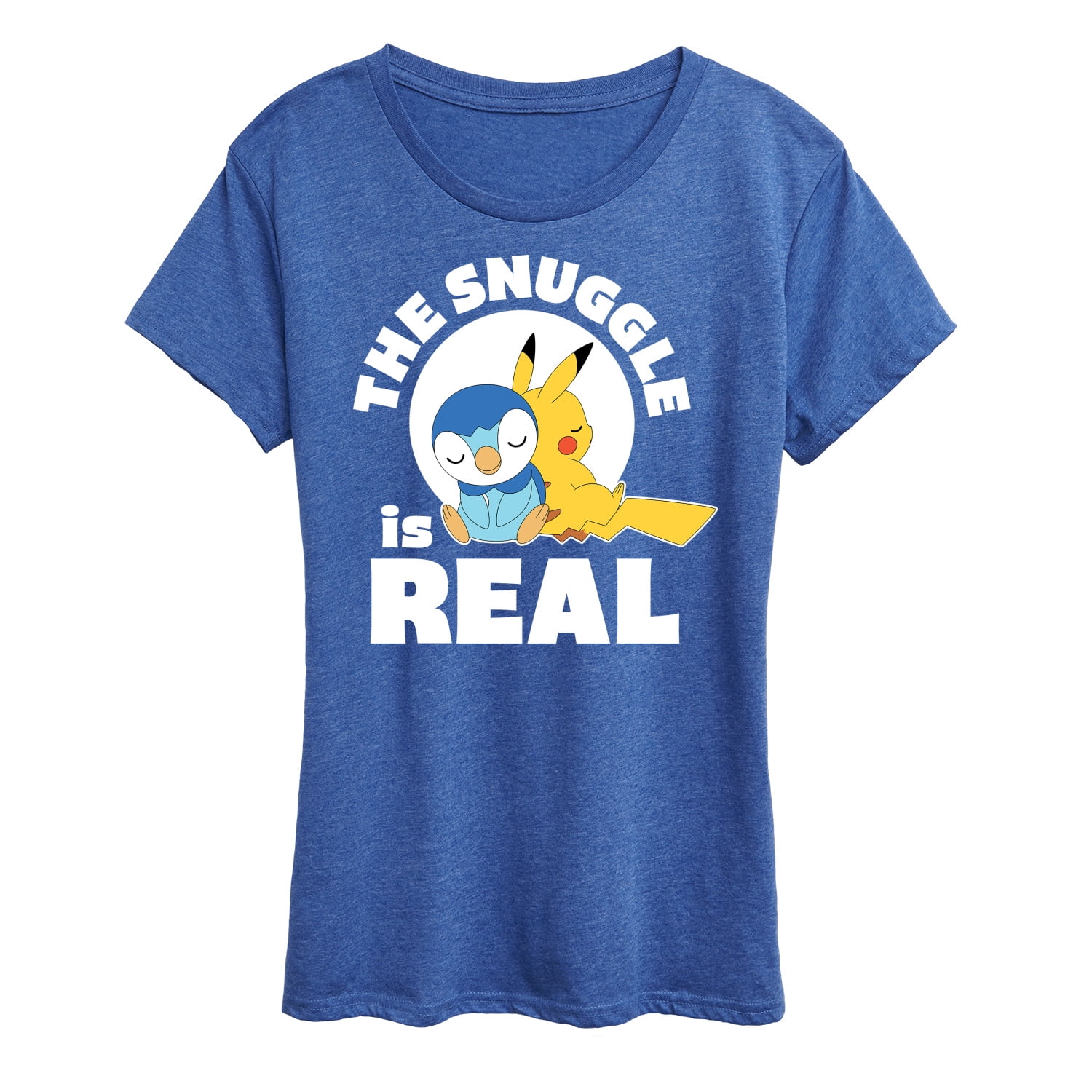 Pokémon - The Snuggle Is Real Pikachu and Piplup - Women's Short Sleeve ...