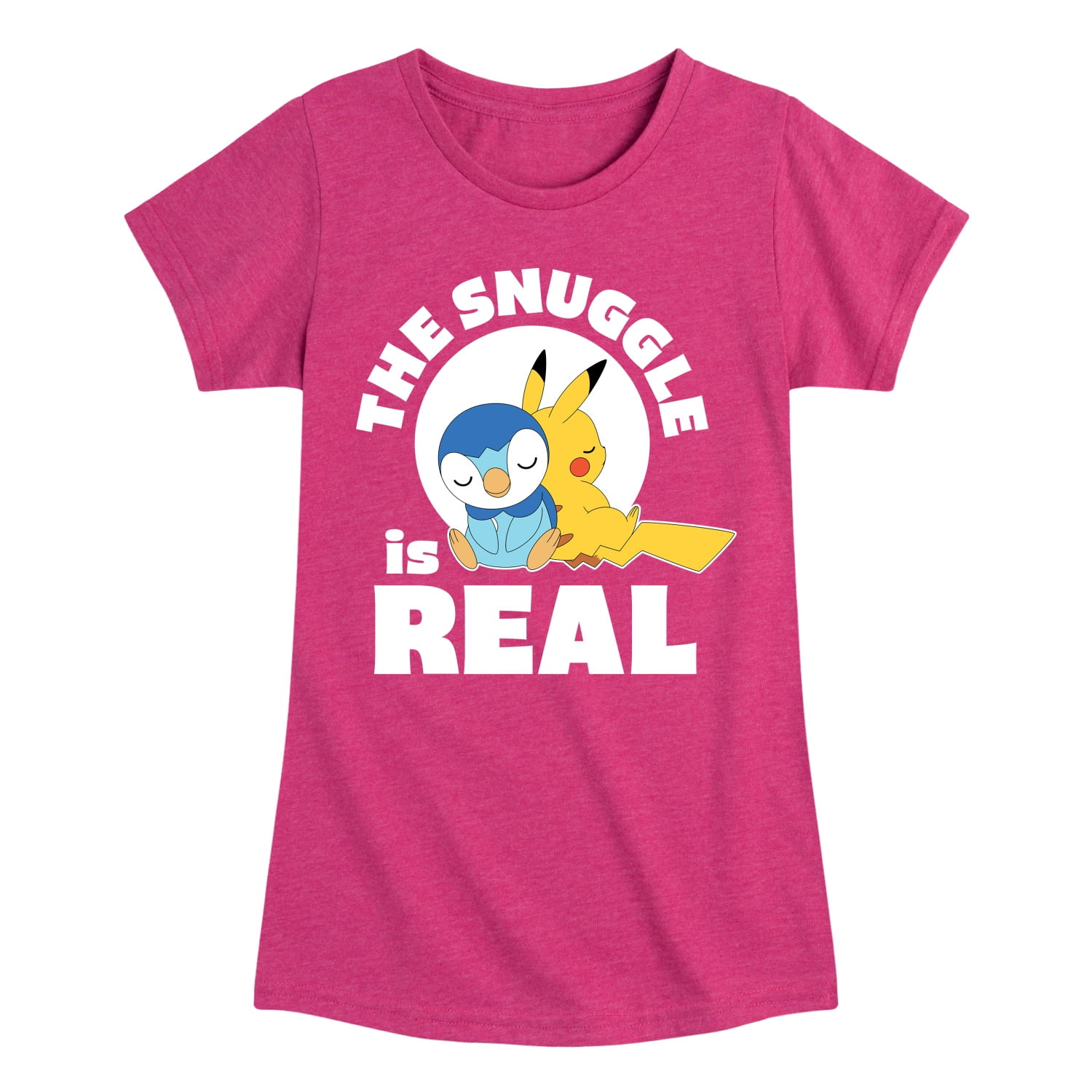 Pokémon - The Snuggle Is Real Pikachu And Piplup - Youth Girls Short ...