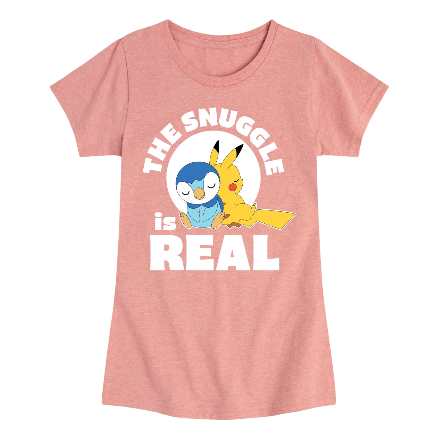 Pokémon - The Snuggle Is Real Pikachu And Piplup - Youth Girls Short ...