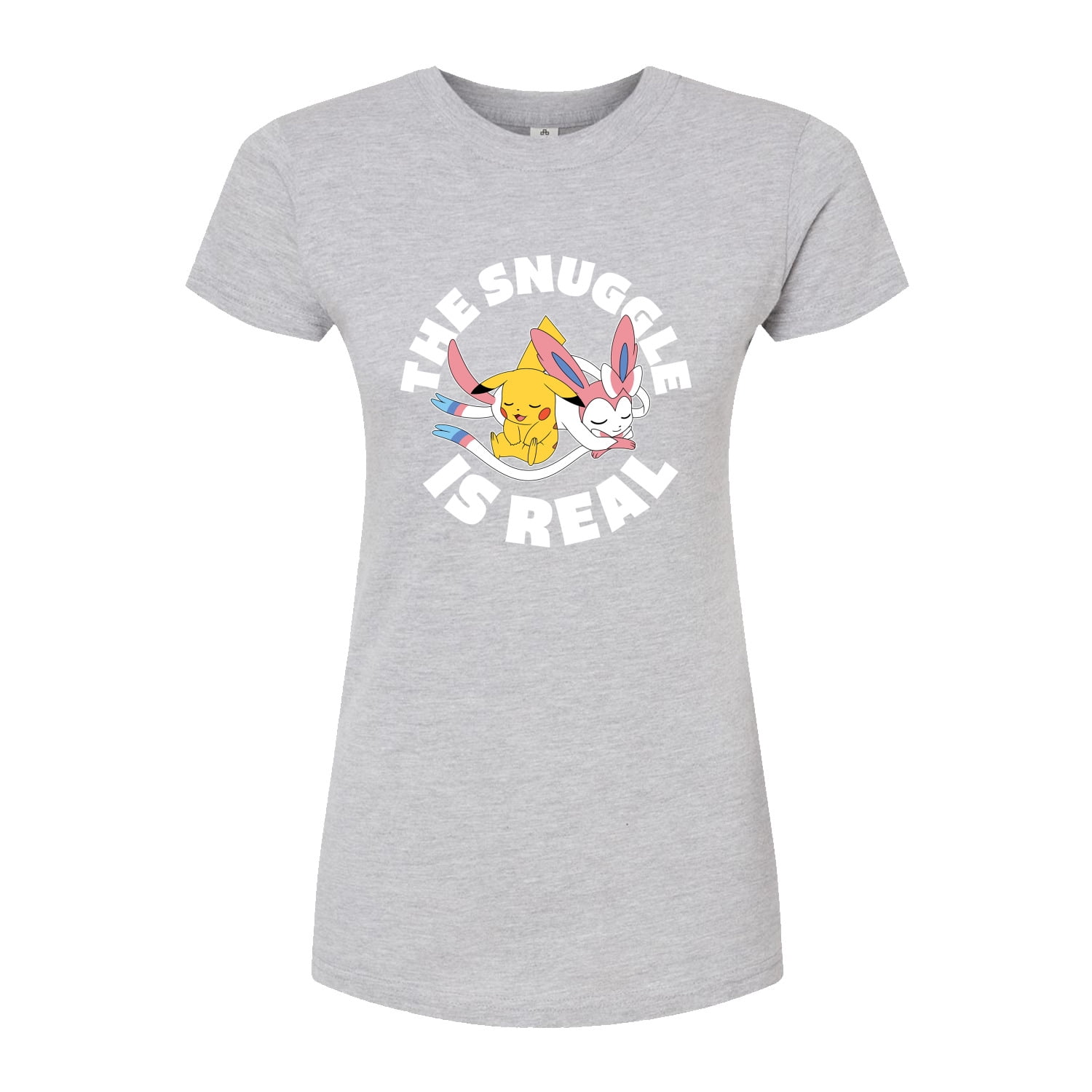 Pokémon - The Snuggle Is Real Pikachu And Sylveon - Juniors Fitted ...