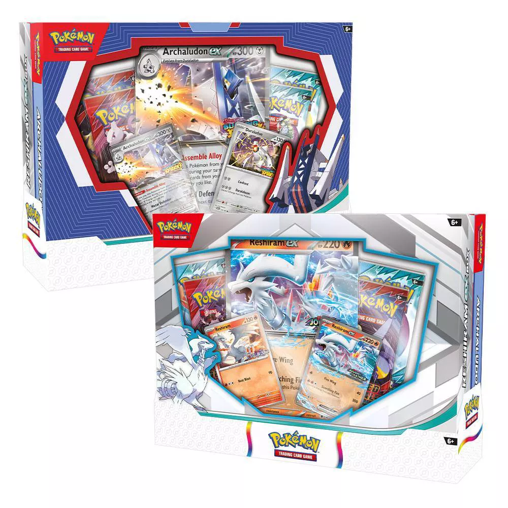 Pokémon Trading Card Game: Archaludon ex & Reshiram ex Box Set ...