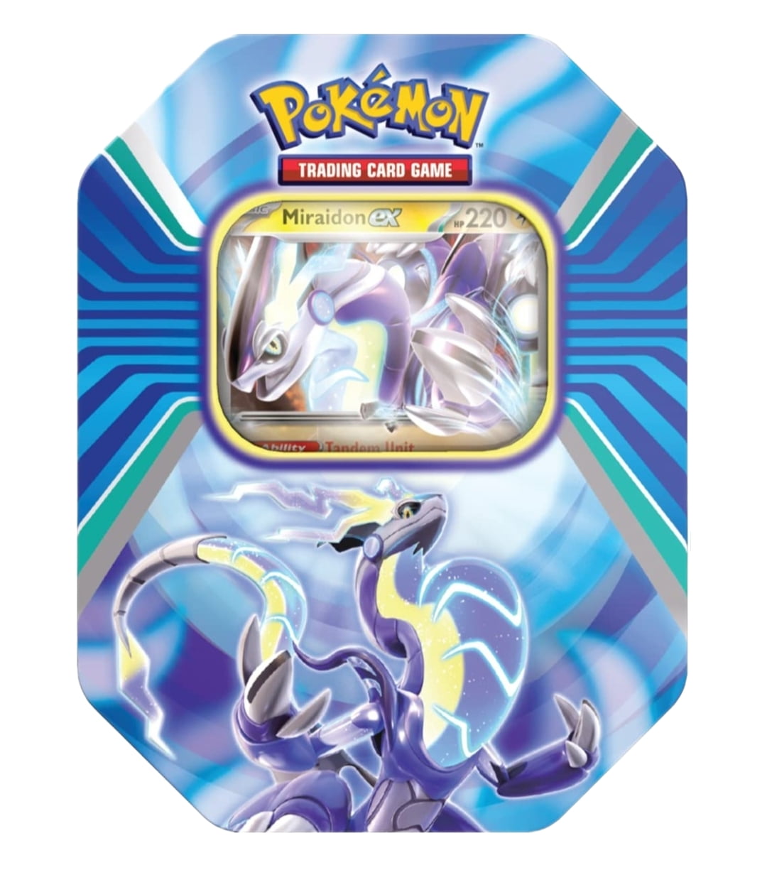 Pokémon Trading Card Game Miraidon Paldea Legends Tin - Walmart.com