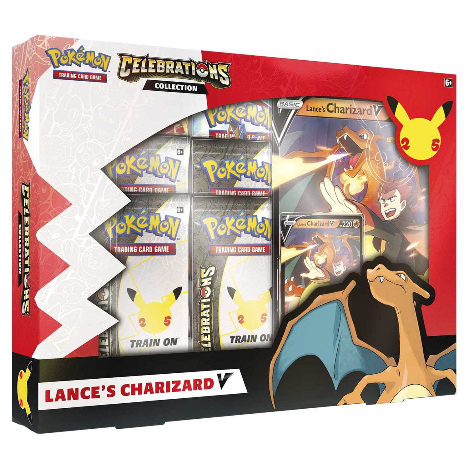 Pokémon Trainer Lance's Charizard V Trading Card Game: Celebrations ...