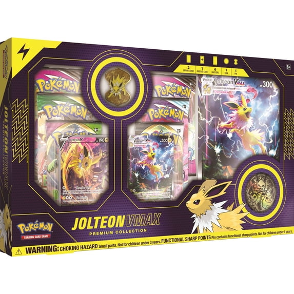 Walmart Exclusive: Pokémon VMAX Collection Box - Jolteon Trading Card ...