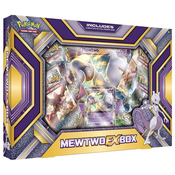 Walmart Exclusive: Pokémon Mewtwo-EX Box Trading Card Game Set ...