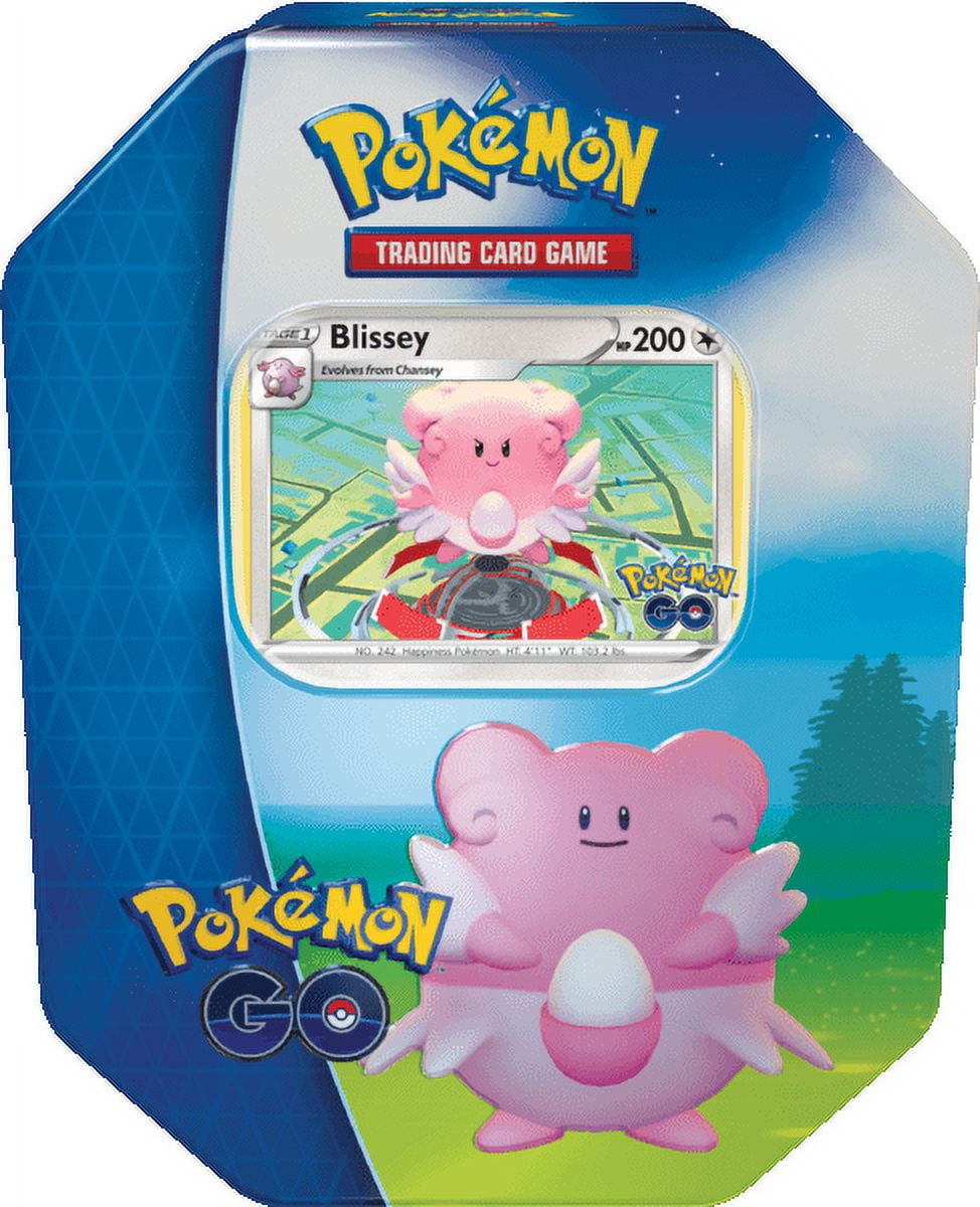 Pokémon Trading Card Games: Pokemon Go Shallow Tin - Blissey - Walmart.com