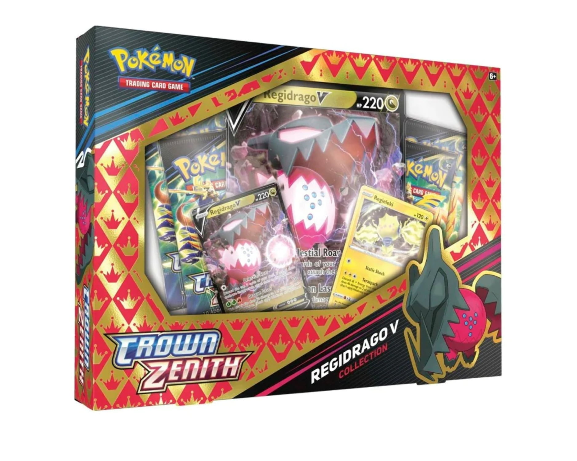Pokémon Trading Card Games SAS12.5 Crown Zenith Regidrago V Box ...