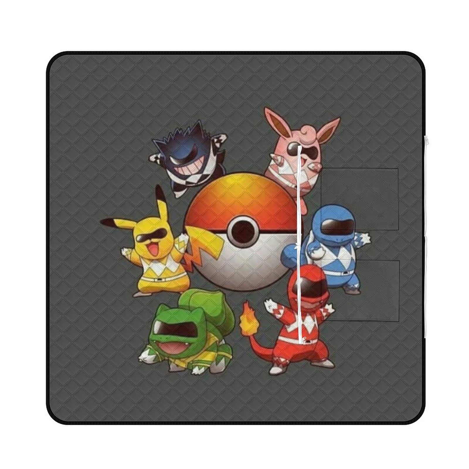 Pokémon Trainer Kanto Starters Vintage Portraits Extra Large Picnic ...